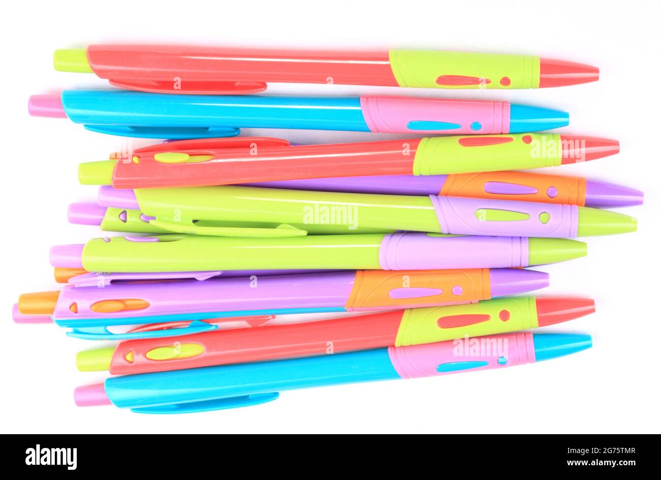 Automatic plastic ballpoint pen Cut Out Stock Images & Pictures - Alamy