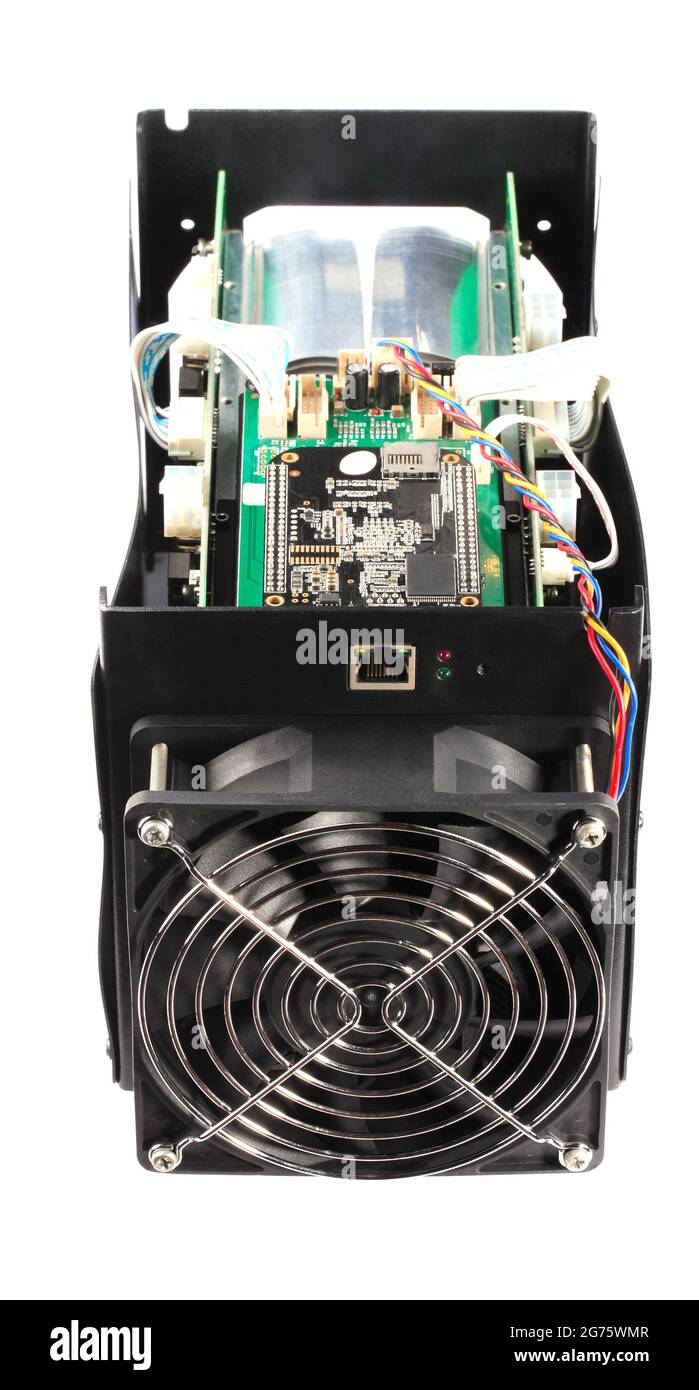 electronic device isolated on white background Stock Photo - Alamy