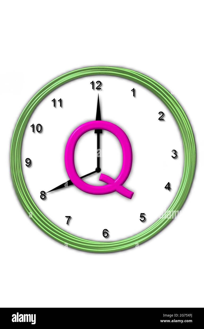 The q clock hi-res stock photography and images - Alamy