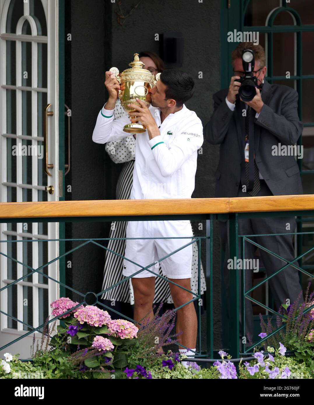 Novak djokovic 2021 fans hi-res stock photography and images - Alamy
