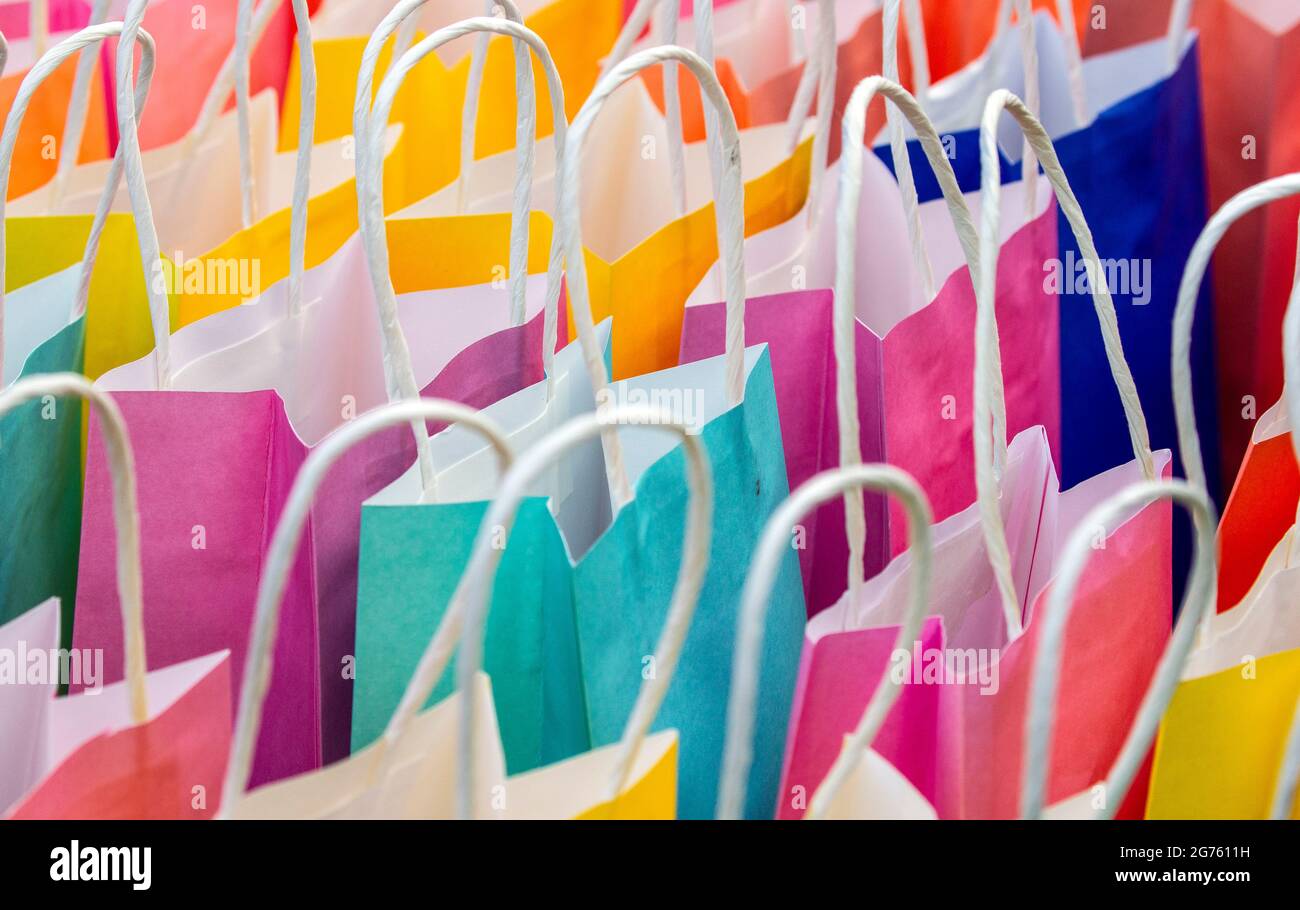 paper party bags Stock Photo - Alamy