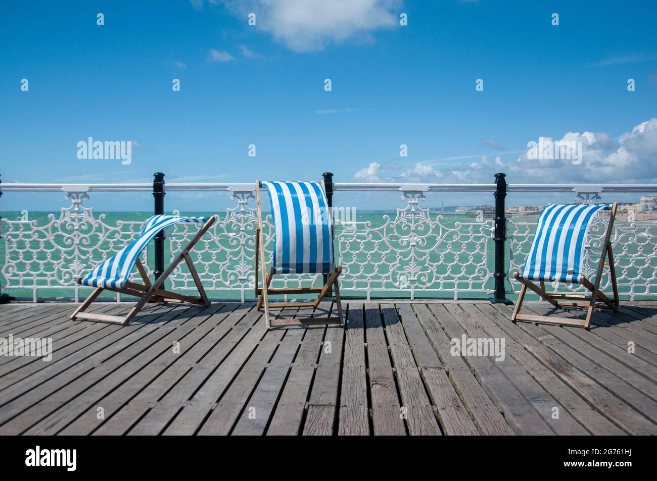 Blue pier hi-res stock photography and images - Alamy