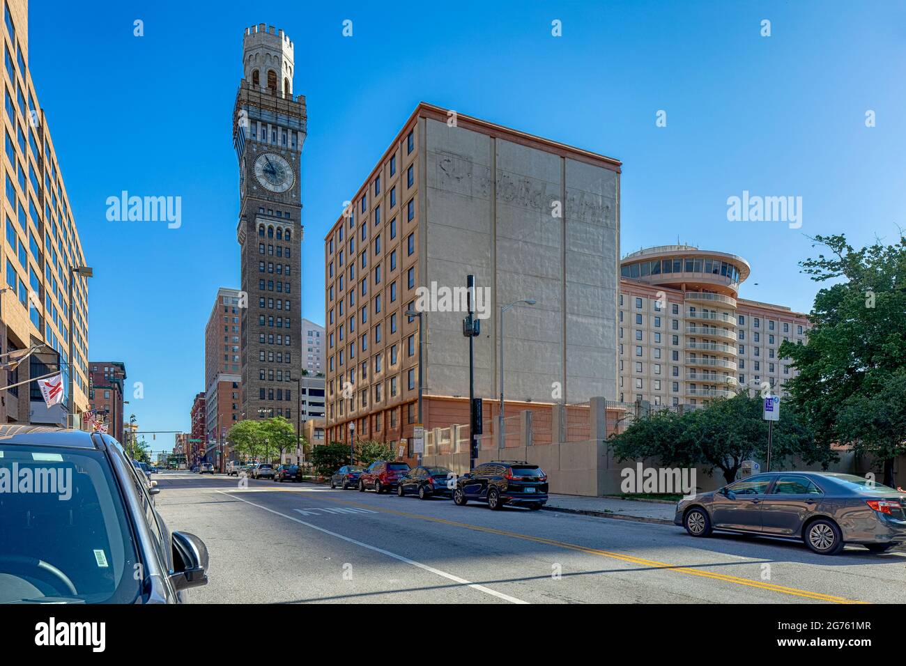 Bromo Seltzer Arts Tower is across the street from the former Holiday ...