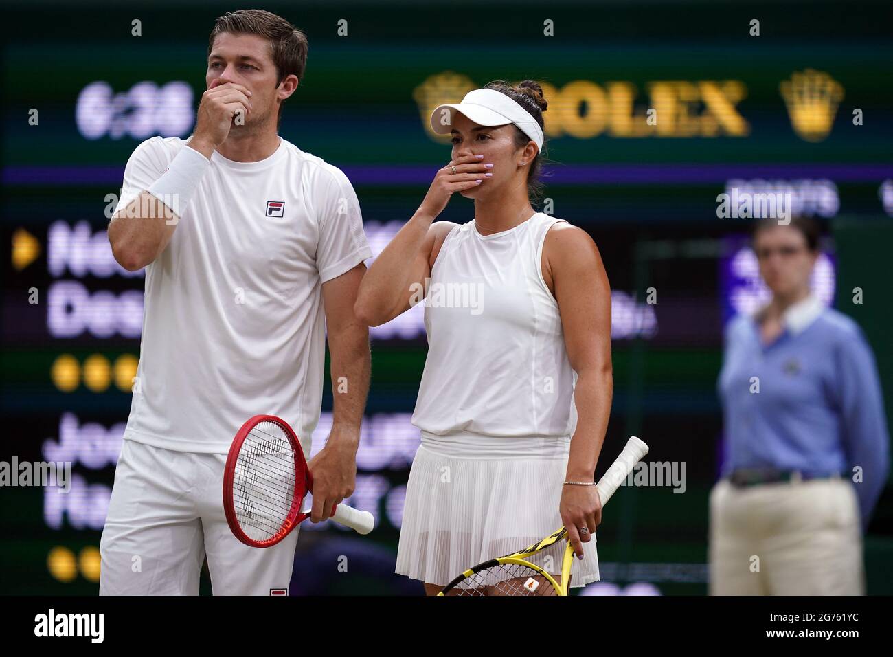 Desirae krawczyk wimbledon 2021 hi-res stock photography and images - Alamy