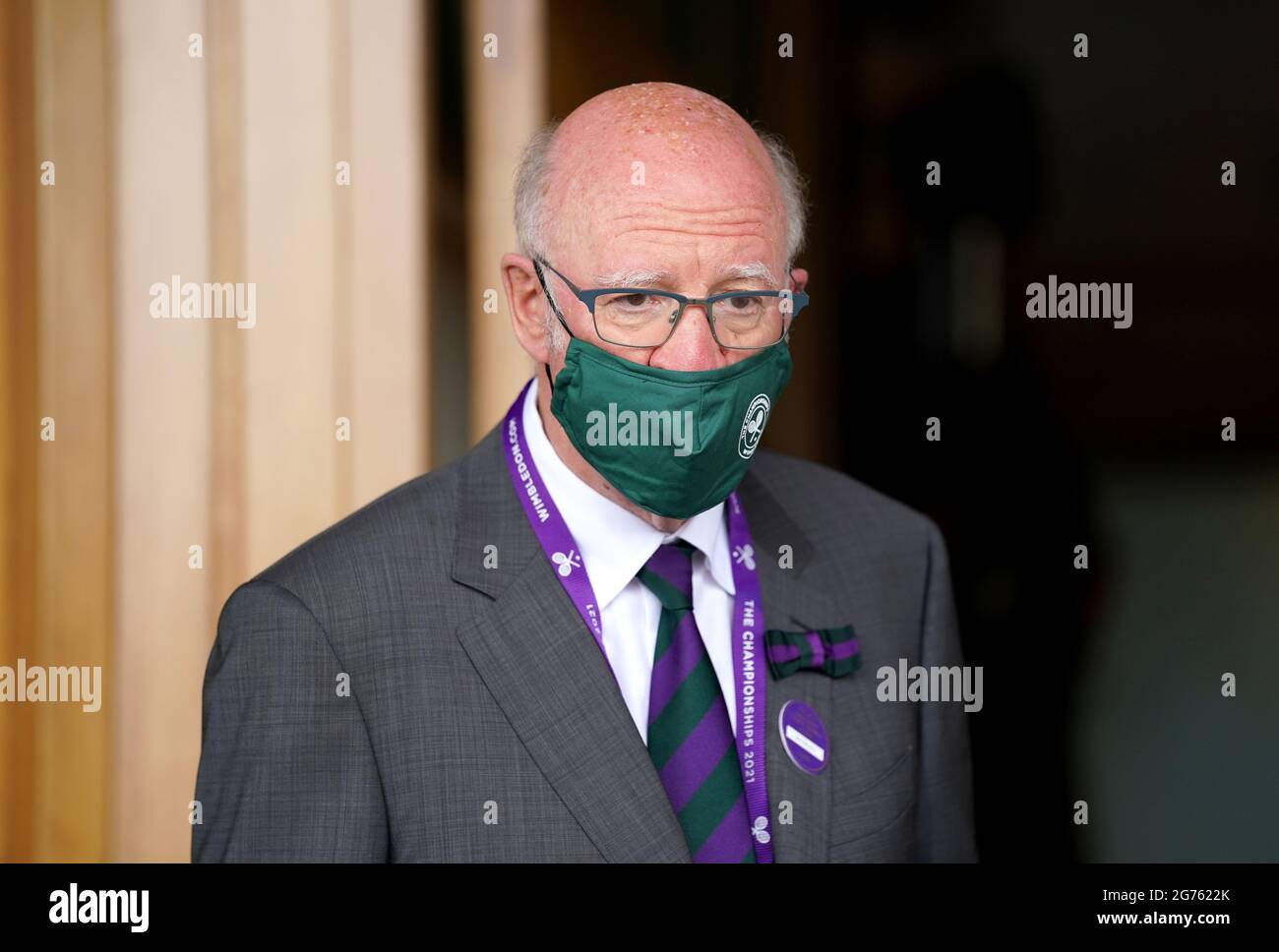AELTC chairman Ian Hewitt on day thirteen of Wimbledon at The All ...