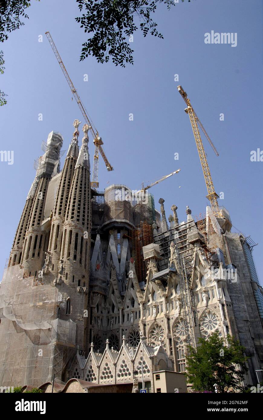 BARCELONA /SPAIN 25 May 2015 Anthoni Gaudi started building cathedral ...