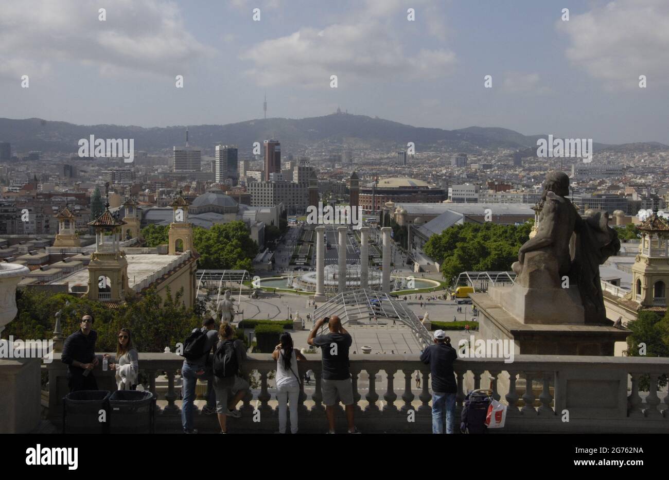 BARCELONA /SPAIN 27 May 2015 Over view of Barcelona city (Photo by ...