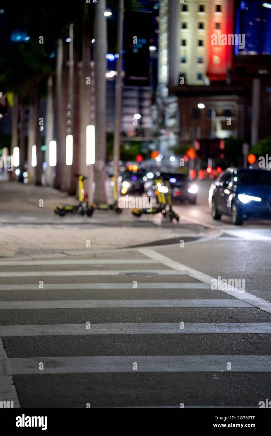 Crosswalk lines on street hi-res stock photography and images - Alamy