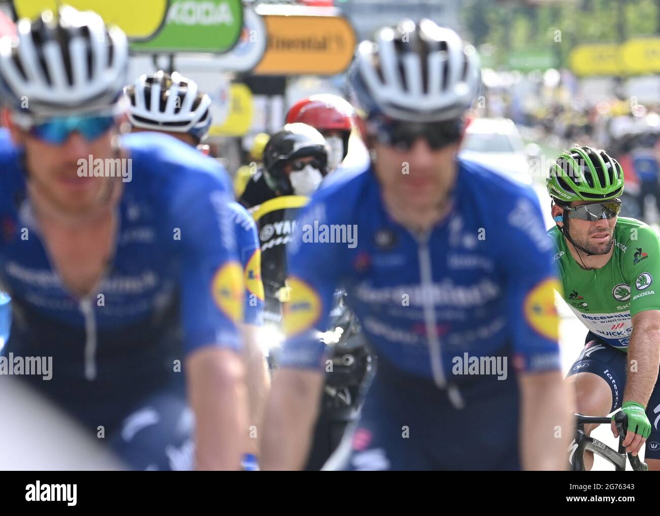 Mark cavendish 2021 de france hi-res stock photography and images - Alamy