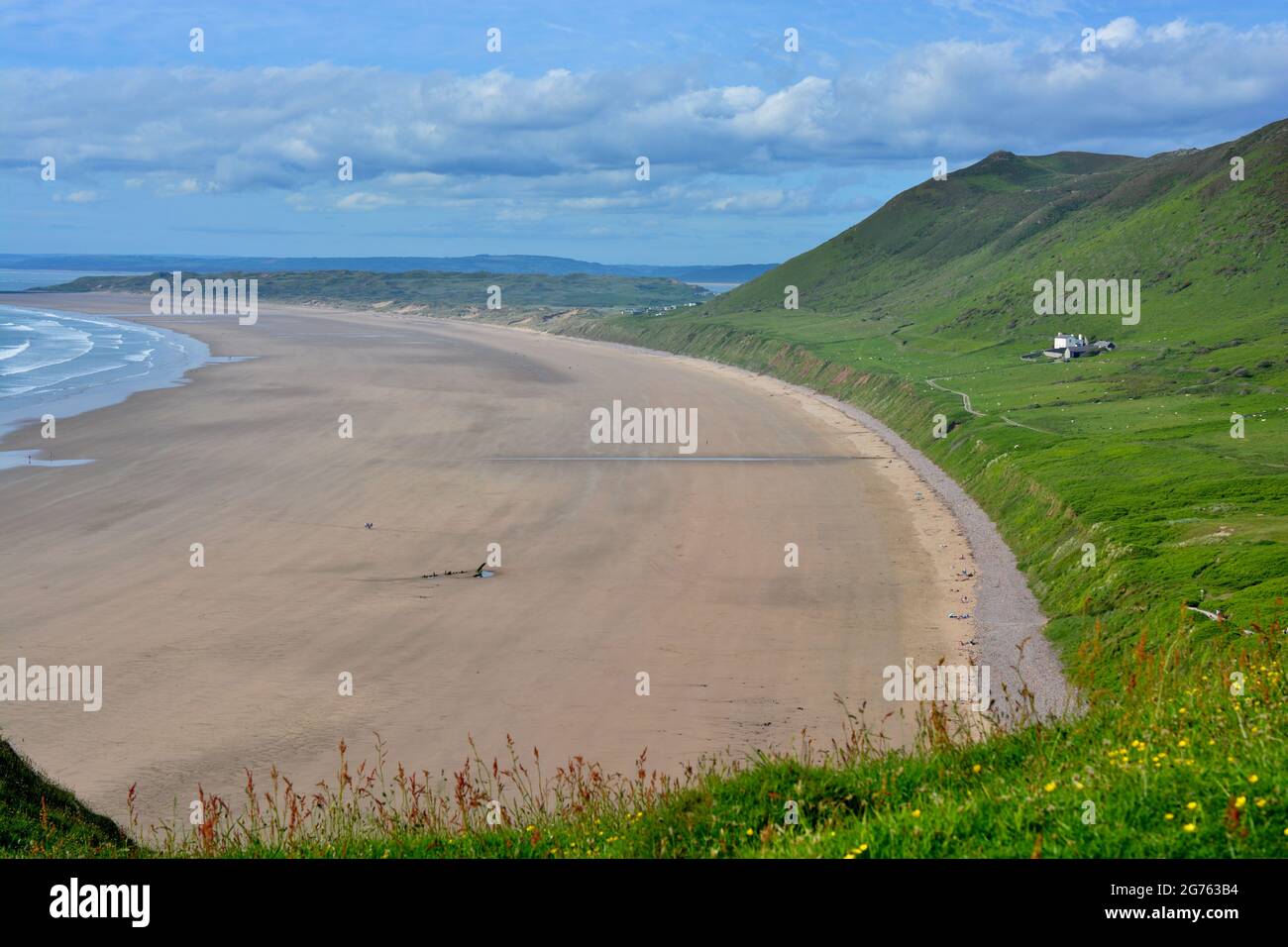 Worm's Head on the Gower Peninsula offers the perfect vantage point to ...