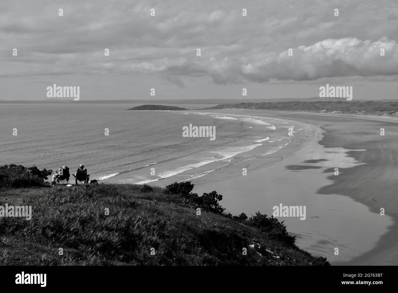Worm's Head on the Gower Peninsula offers the perfect vantage point to ...