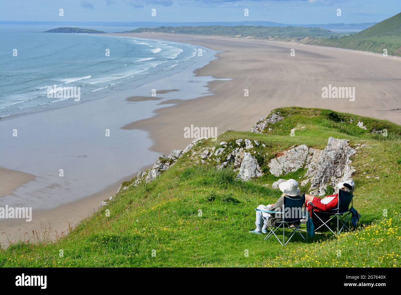 Worm's Head on the Gower Peninsula offers the perfect vantage point to ...