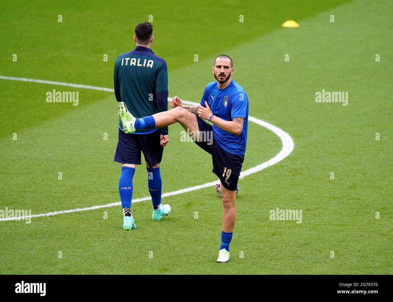 Italy's Leonardo Bonucci during the UEFA Euro 2020 Final at Wembley ...