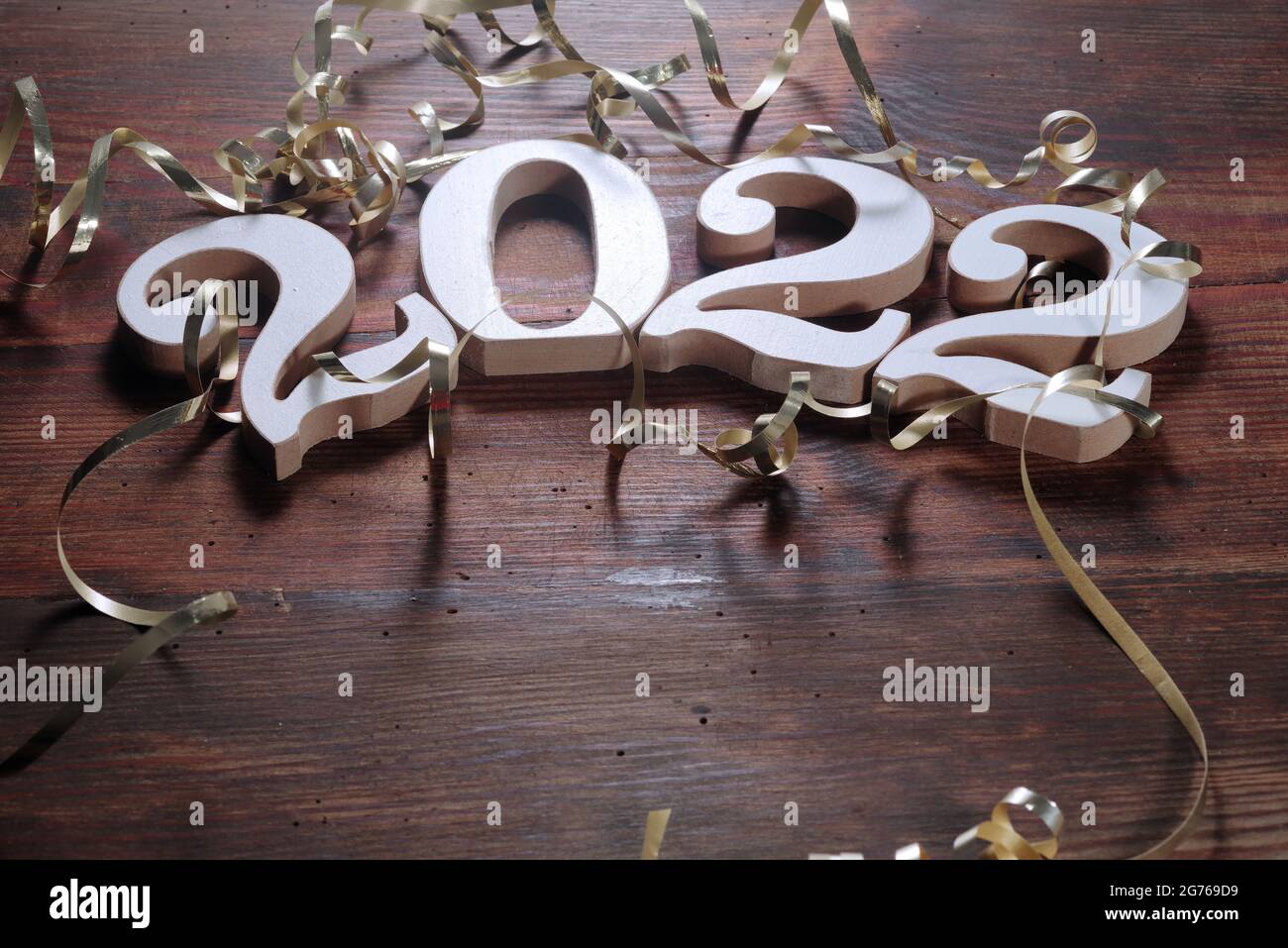 Happy New Year. Symbol from number 2022 on abstract background Stock ...
