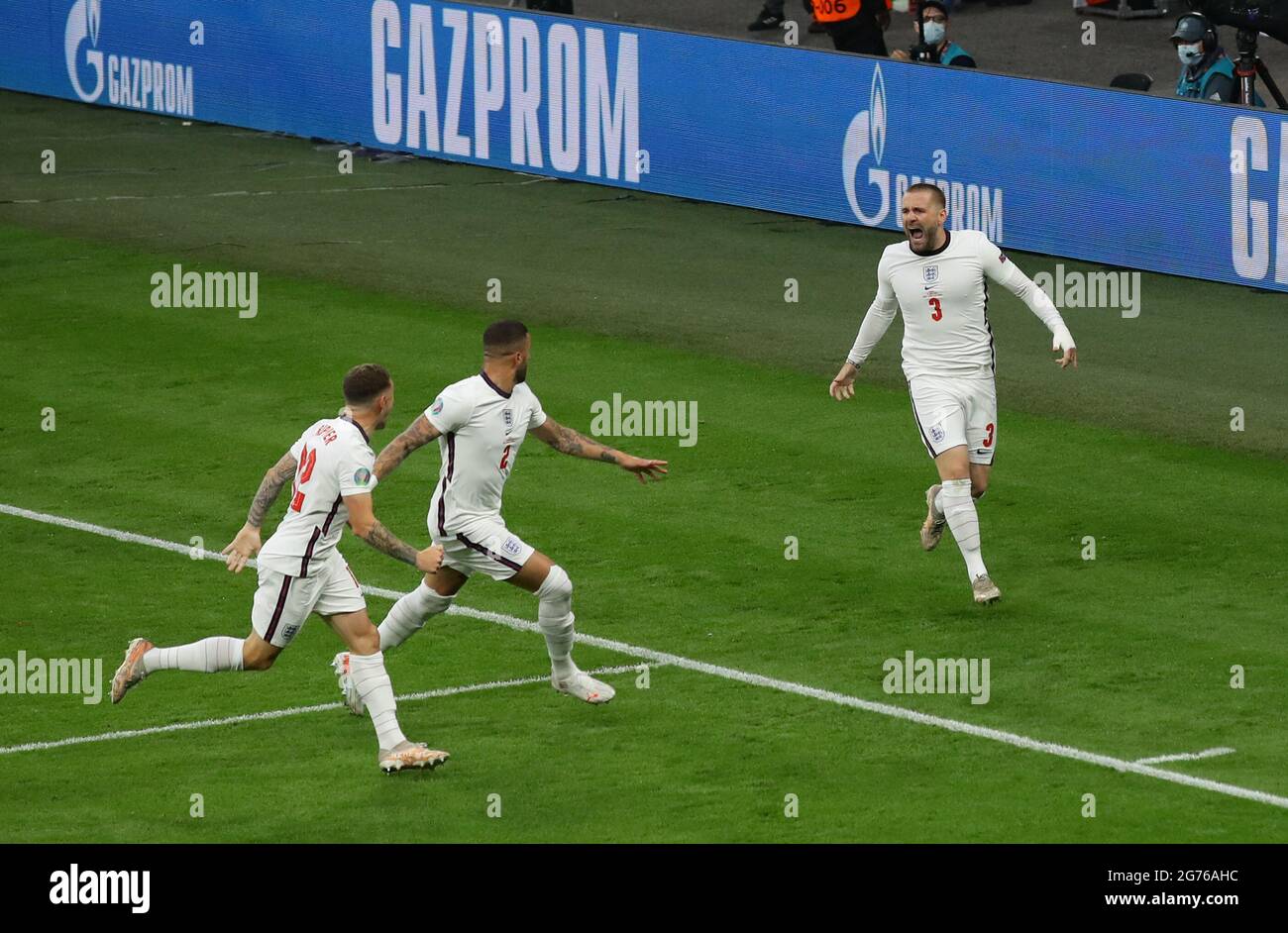 Euro 2020 final luke shaw hi-res stock photography and images - Alamy