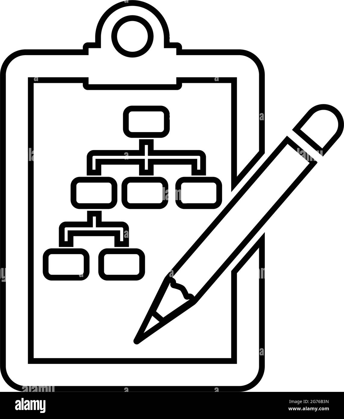 Project management icon Black and White Stock Photos & Images - Alamy