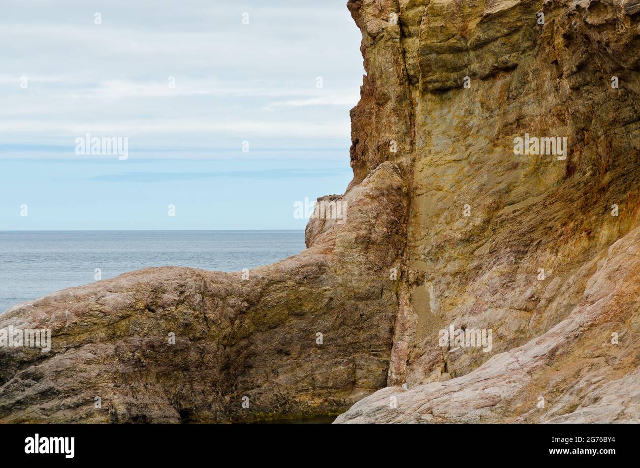 Cliff on Port au Port Peninsula, Newfoundland, Canada Stock Photo - Alamy