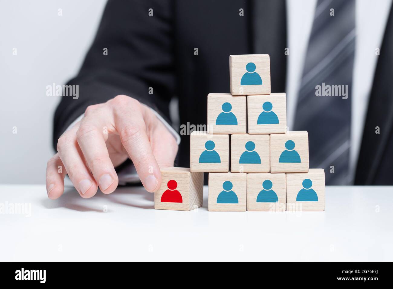 Business success factor concept. Team is the foundation of business ...