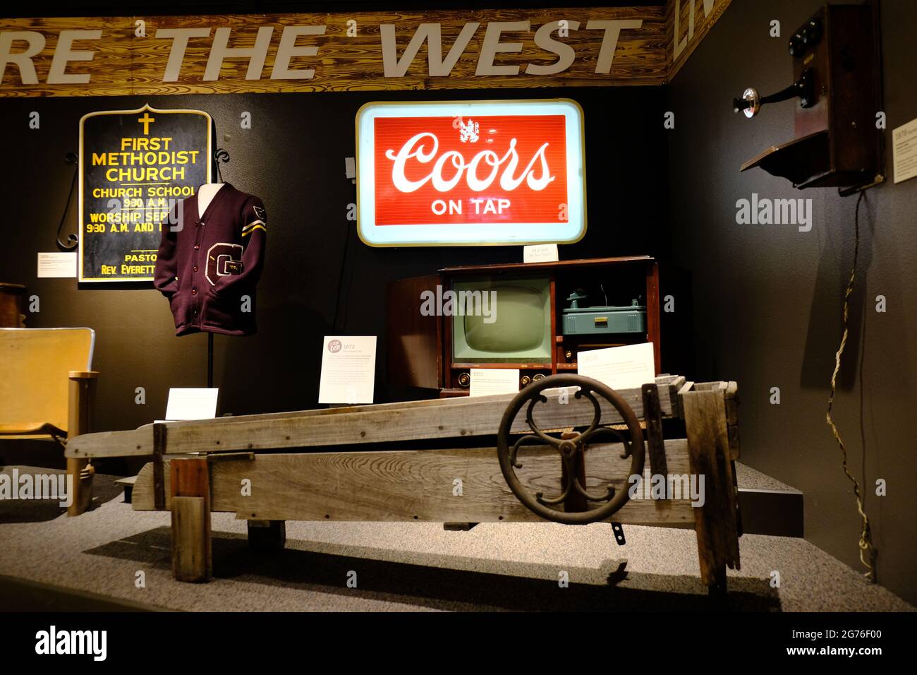 Vintage Coors Sign in Golden Colorado Museum Stock Photo - Alamy