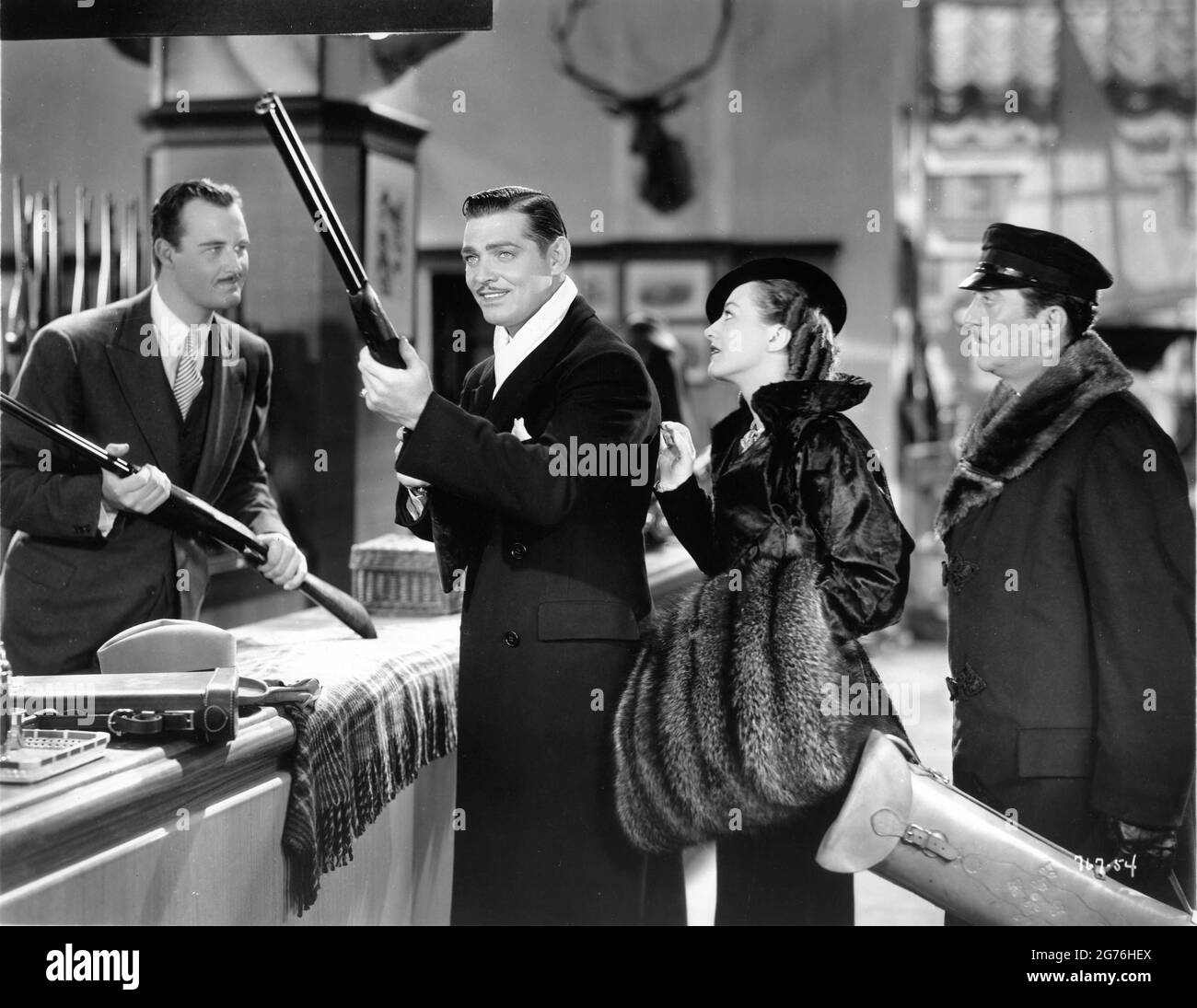 FRANCIS X. BUSHMAN Jr CLARK GABLE and JOAN CRAWFORD in CHAINED 1934 ...