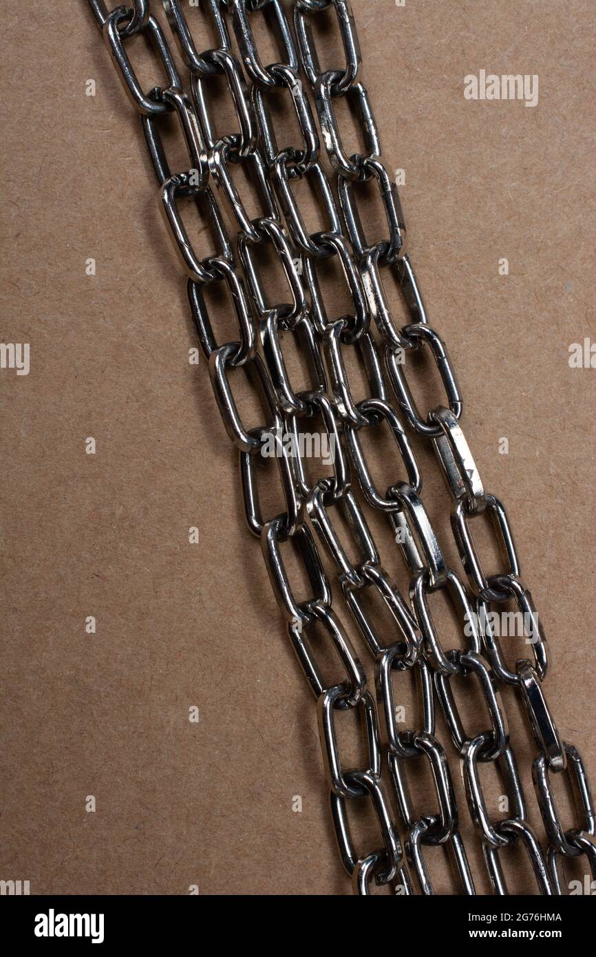 Silver chains hi-res stock photography and images - Alamy