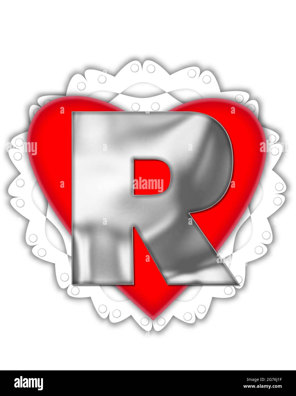 Alphabet R And S In Heart