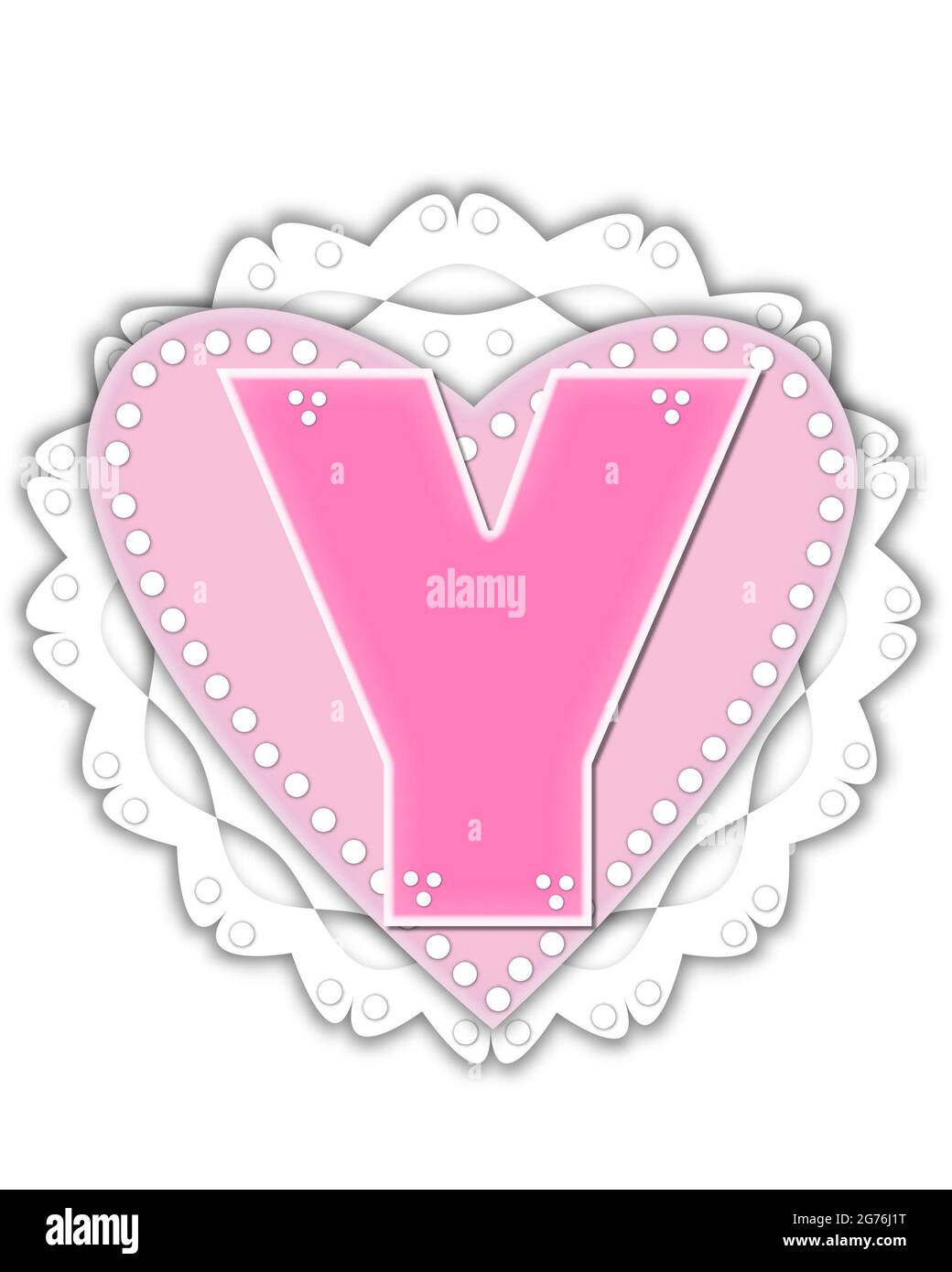 Y Letter Images Pink