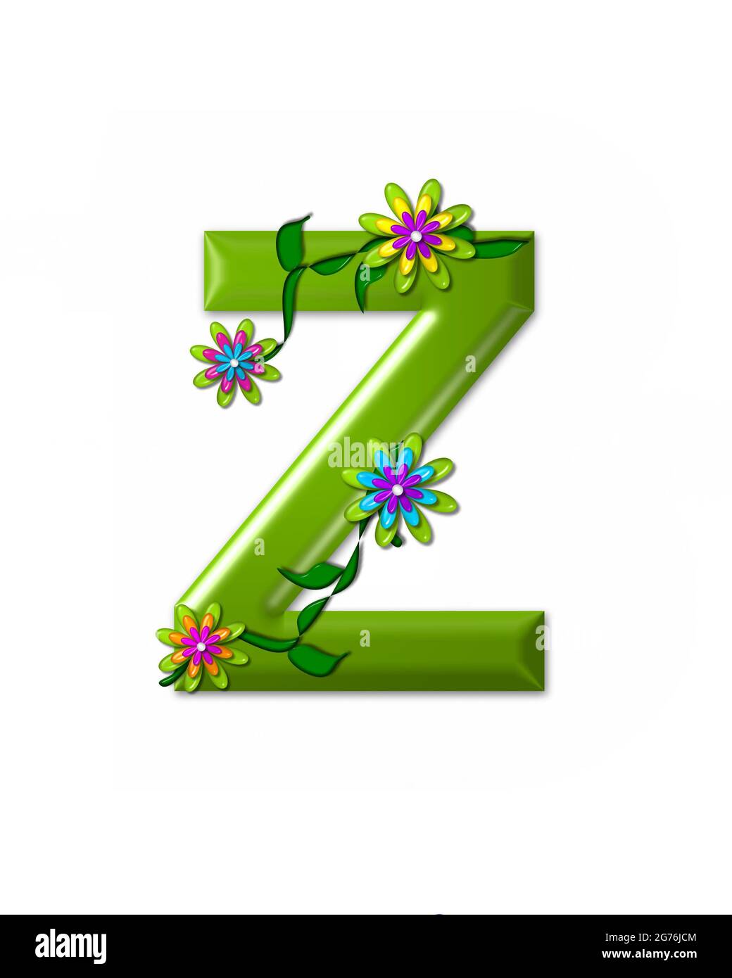 The Letter Z In The Alphabet Set Wonderland Is 3d And Colored Green the-letter-z-in-the-alphabet-set-wonderland-is-3d-and-colored-green