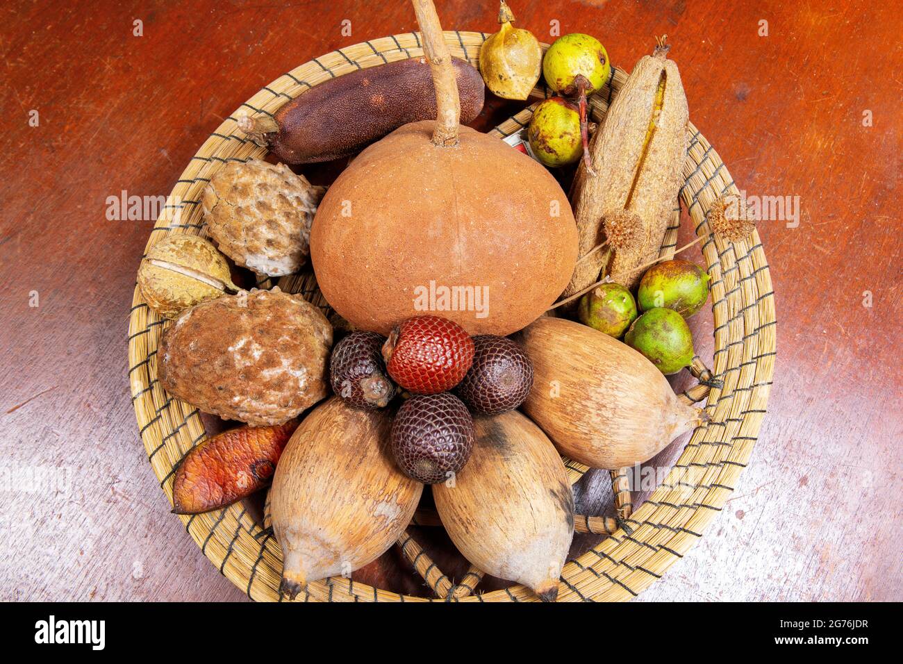Exotic fruits from the brazilian cerrado at Jalapão, Tocantins estate ...