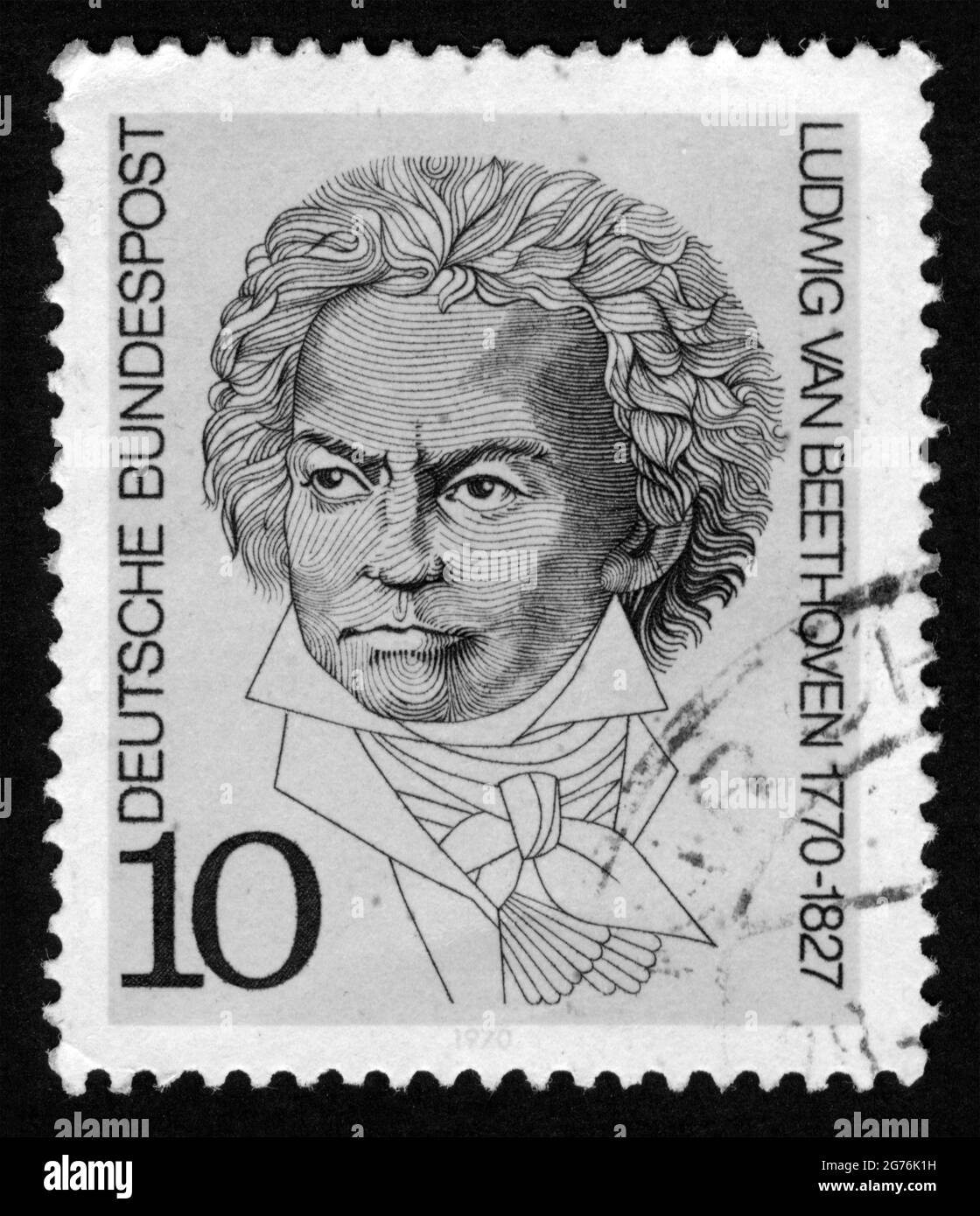 Print Beethoven Black and White Stock Photos & Images - Alamy