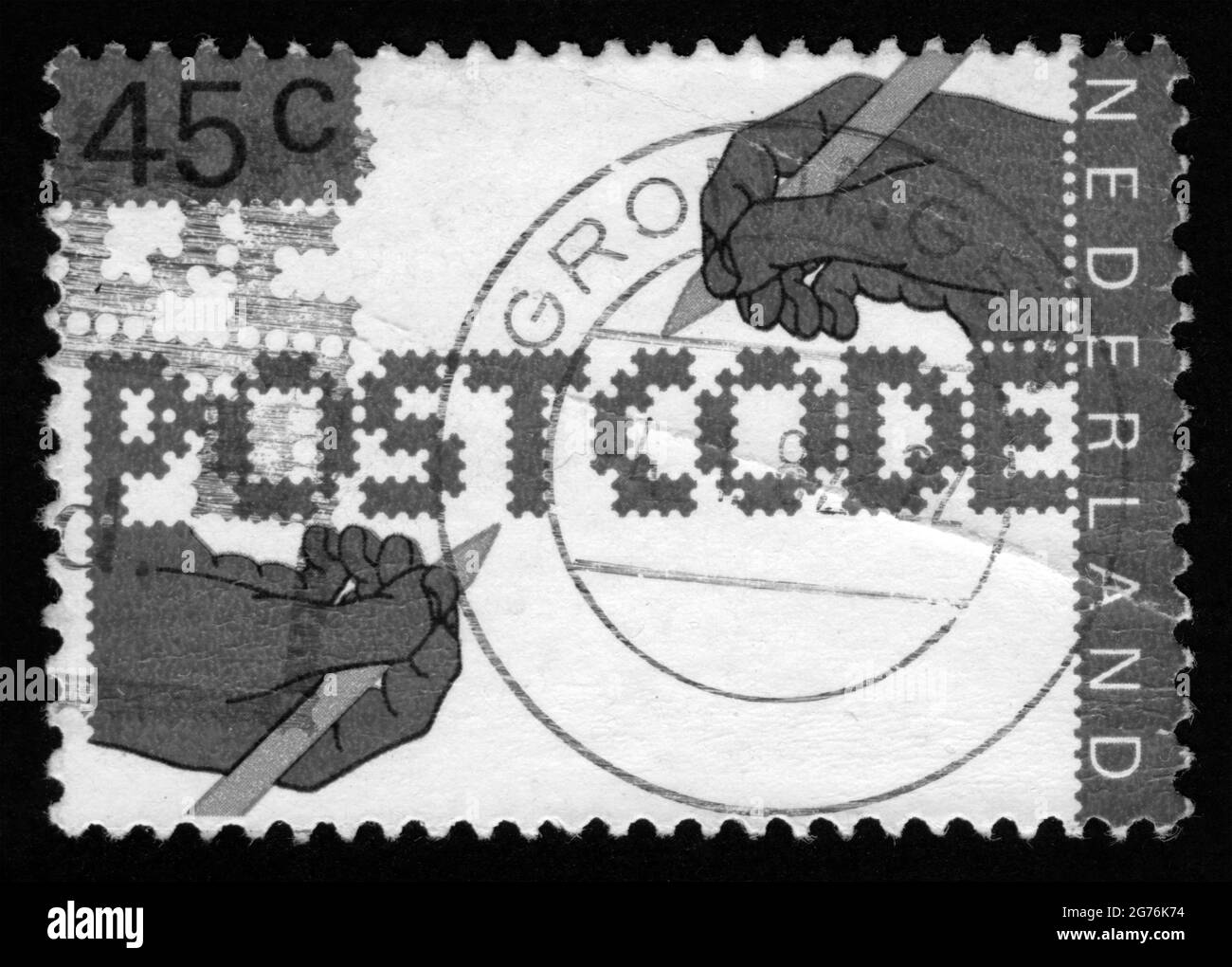 Black and white postcode hi-res stock photography and images - Alamy