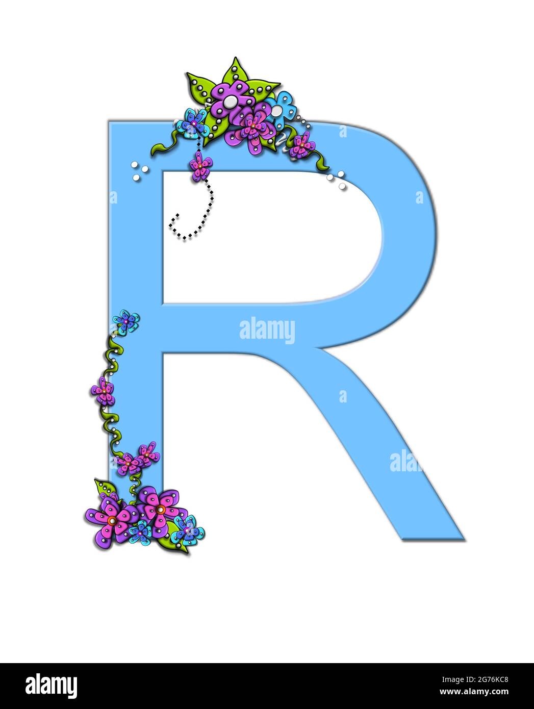 Letter r flowers hi-res stock photography and images - Alamy