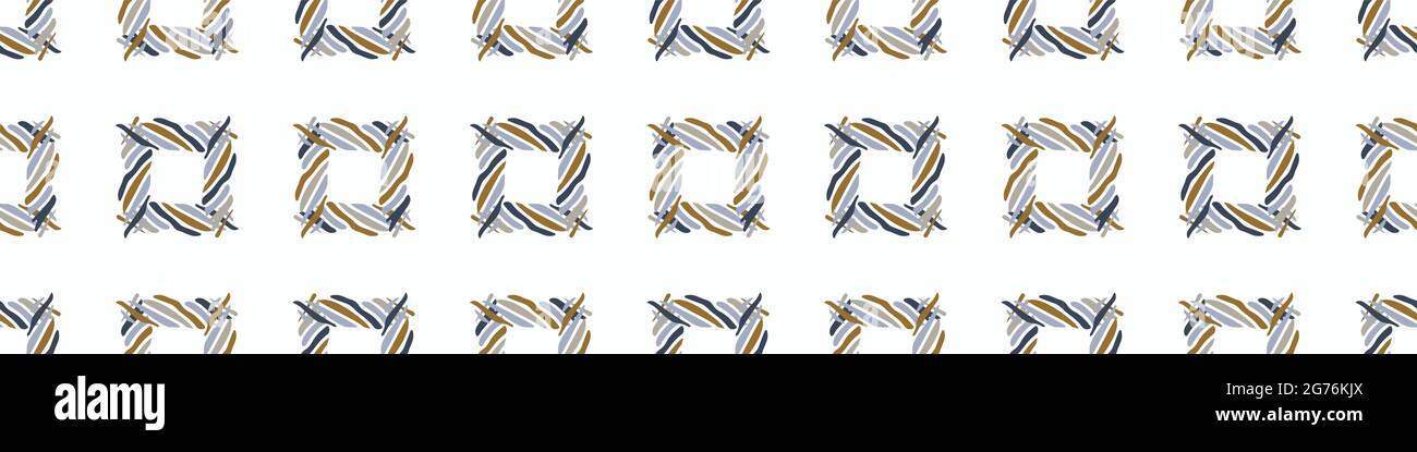 Masculine geometric seamless border pattern. Classic retro geo shape ...