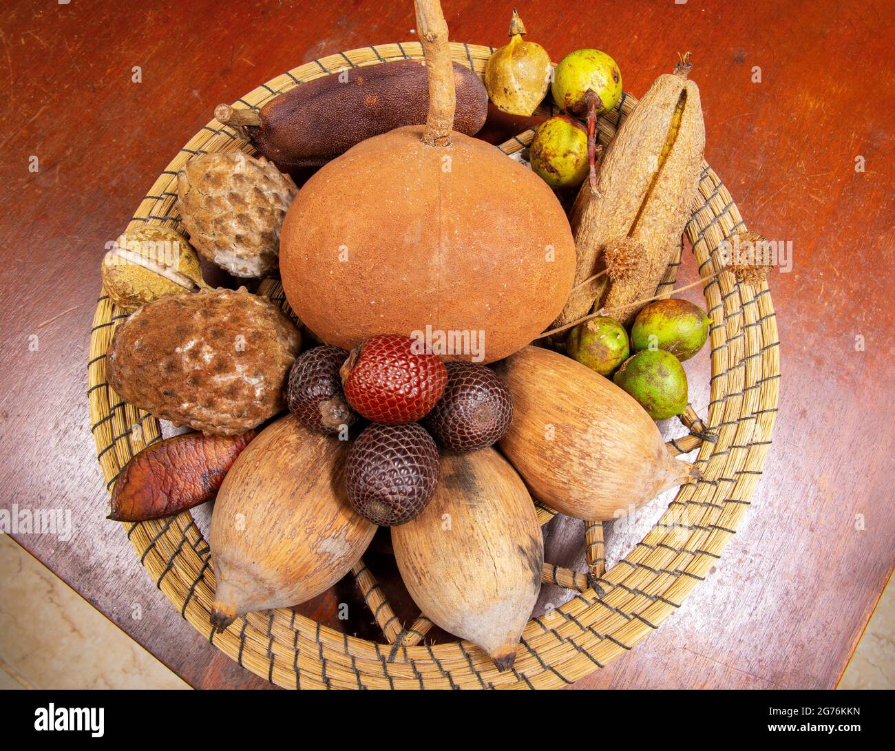 Exotic fruits from the brazilian cerrado at Jalapão, Tocantins estate ...