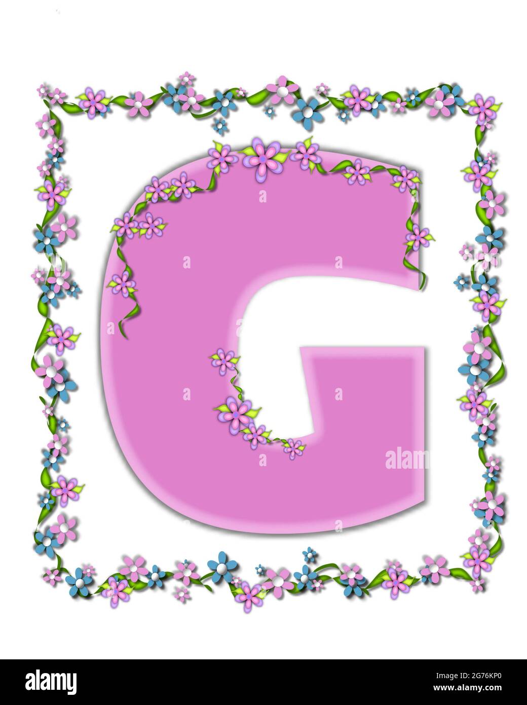 Letter G Flowers High Resolution Stock Photography and Images - Alamy