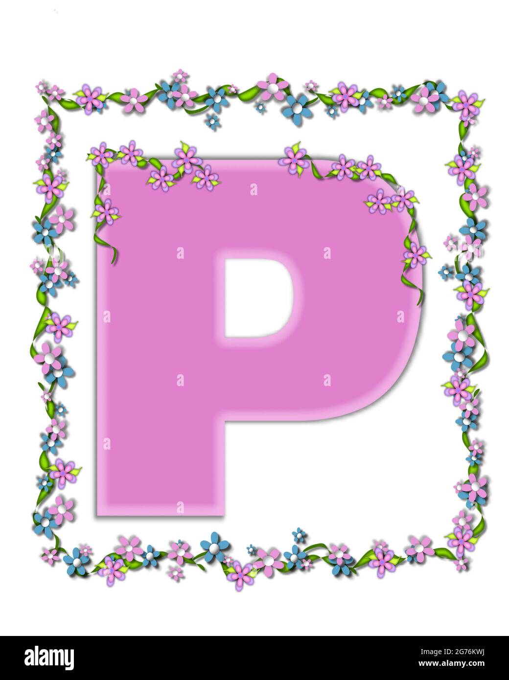 Letter P Flowers High Resolution Stock Photography and Images - Alamy