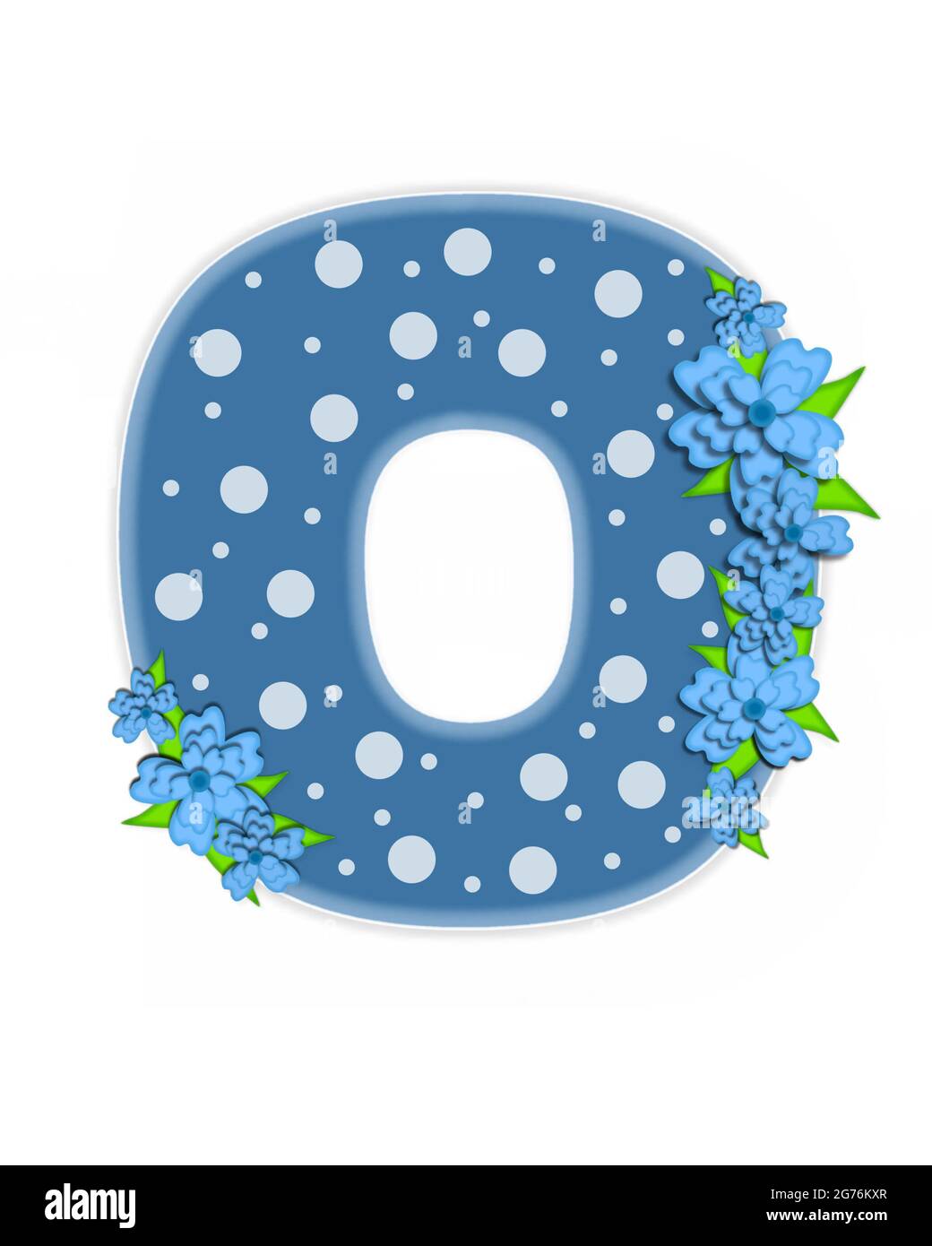Blue Letter O