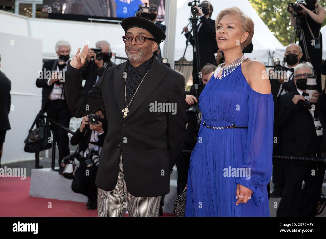 Jury president, Spike Lee and wife Tonya Lewis Lee attend the Tre Piani ...