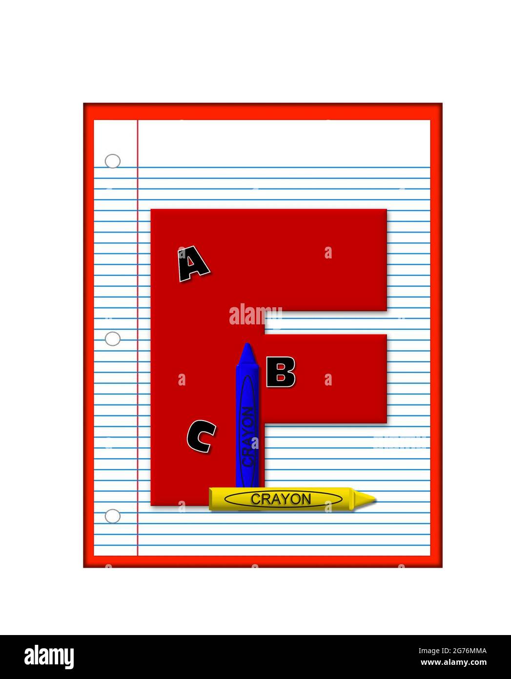 The Letter F In The Alphabet Set Grade School Homework Is Red And The Letter F In The Alphabet Set Grade School Homework Is Red And