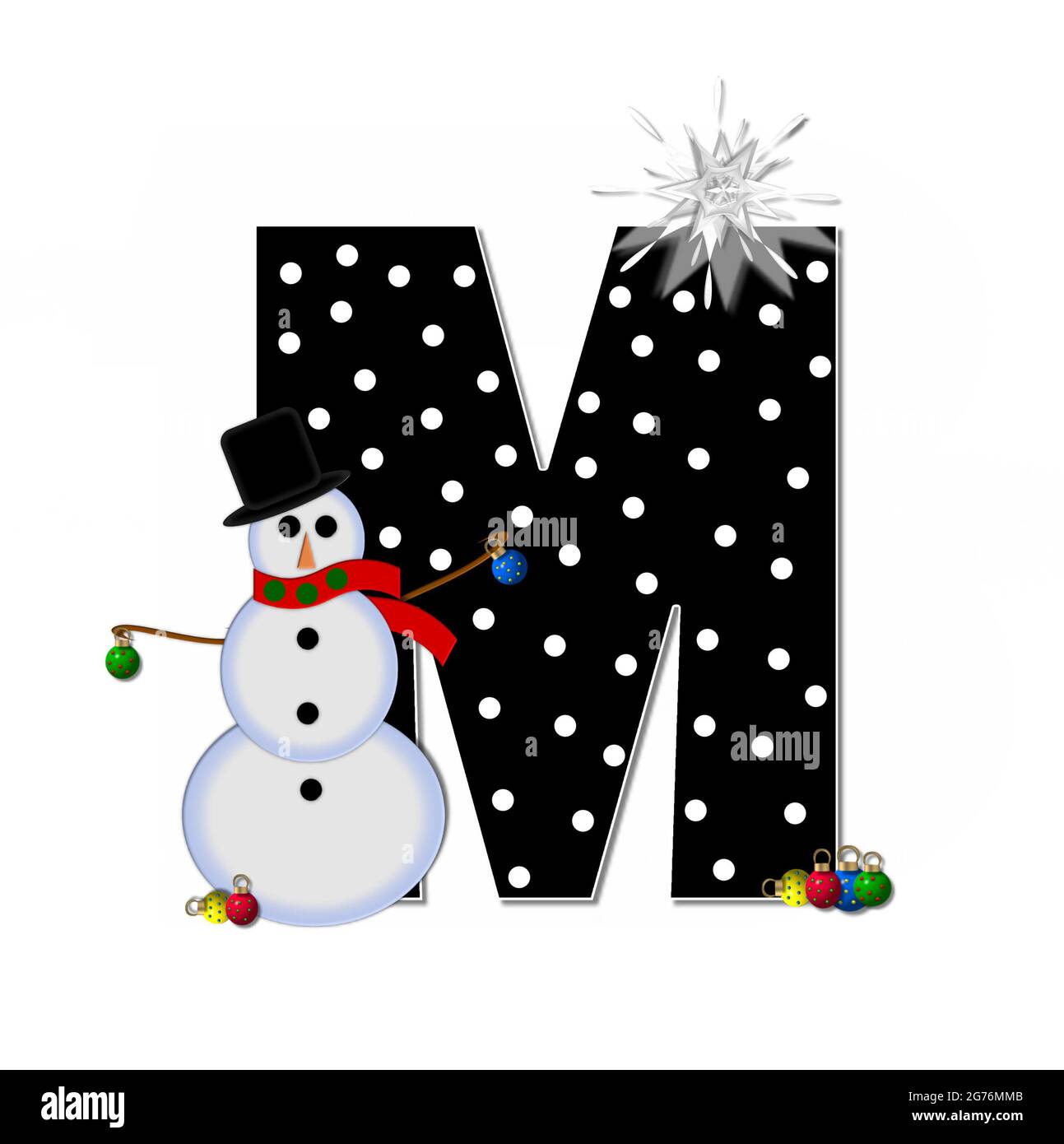 Decorated letter m hi-res stock photography and images - Alamy