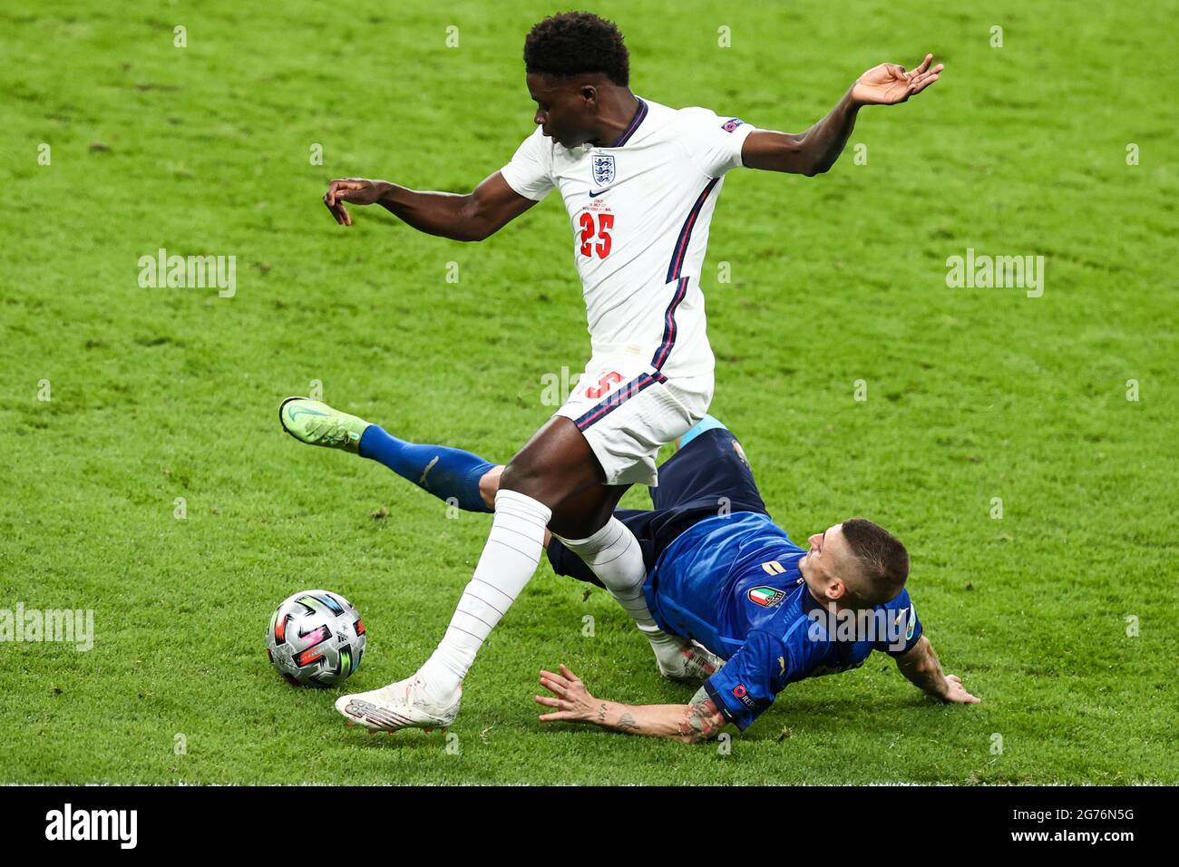 London, UK. 11th July, 2021. Football: European Championship, Italy ...