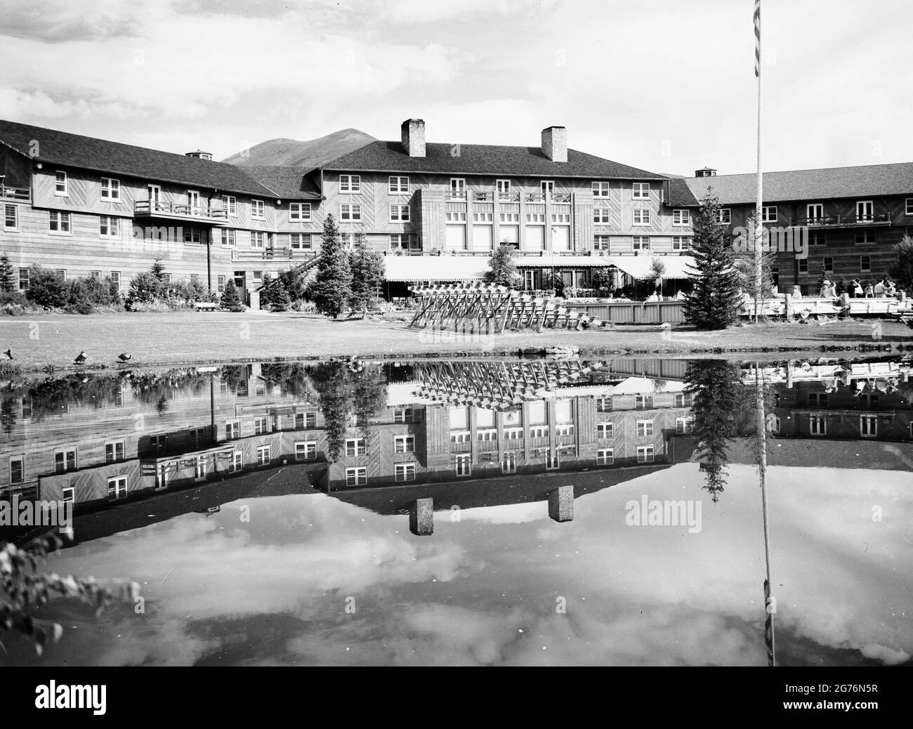 Sun Valley Lodge, Sun Valley, Idaho, 1934 Stock Photo - Alamy