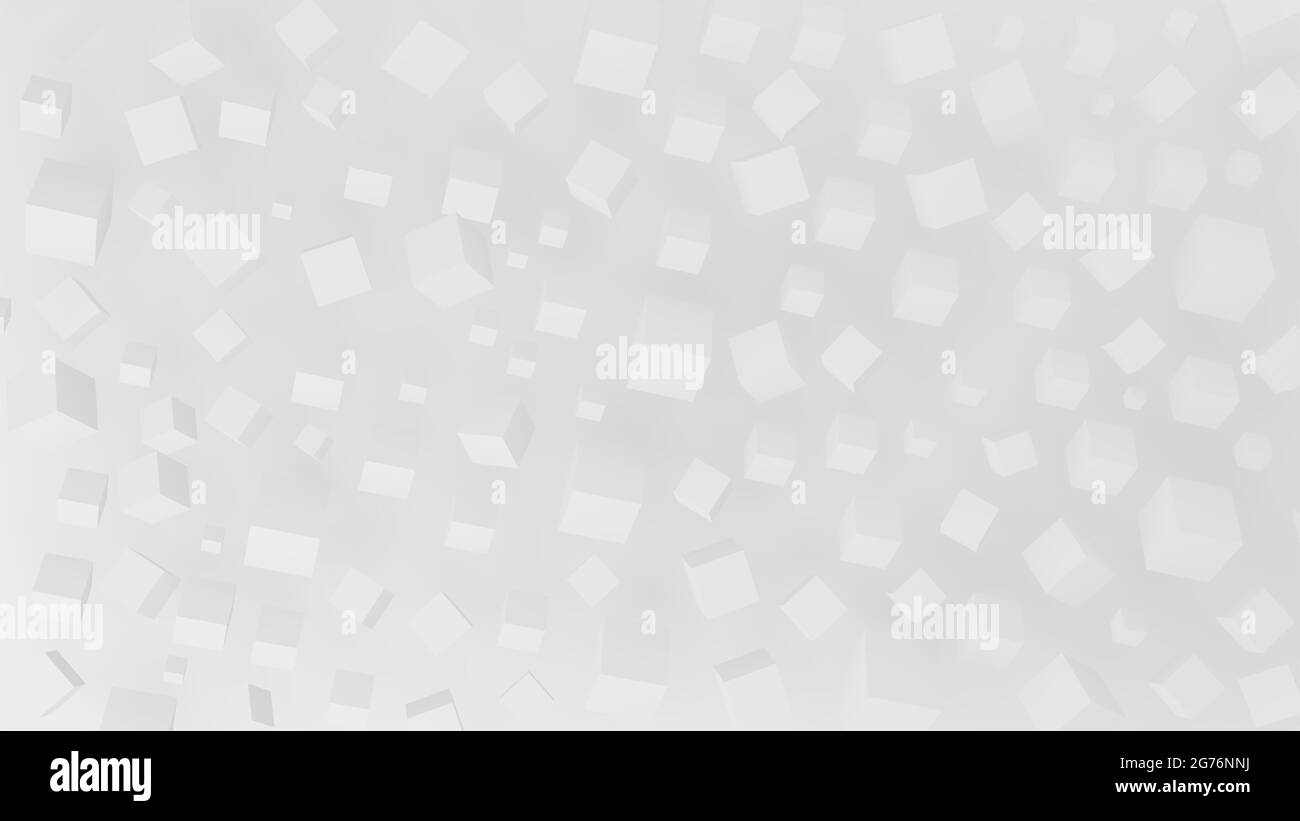 3D illustration of randomly rotated cubes Stock Photo - Alamy