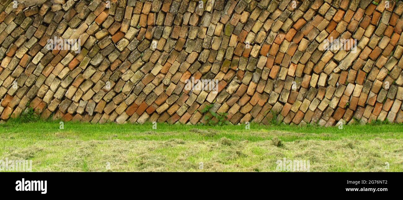 The stack of bricks ready for construction Stock Photo - Alamy