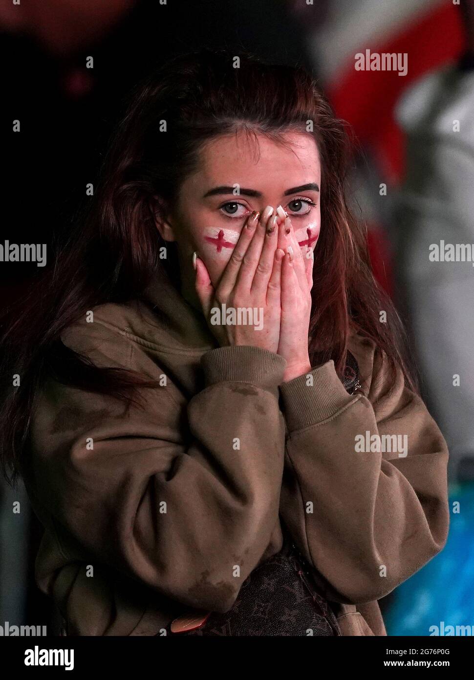 England lose euro 2020 final hi-res stock photography and images - Alamy