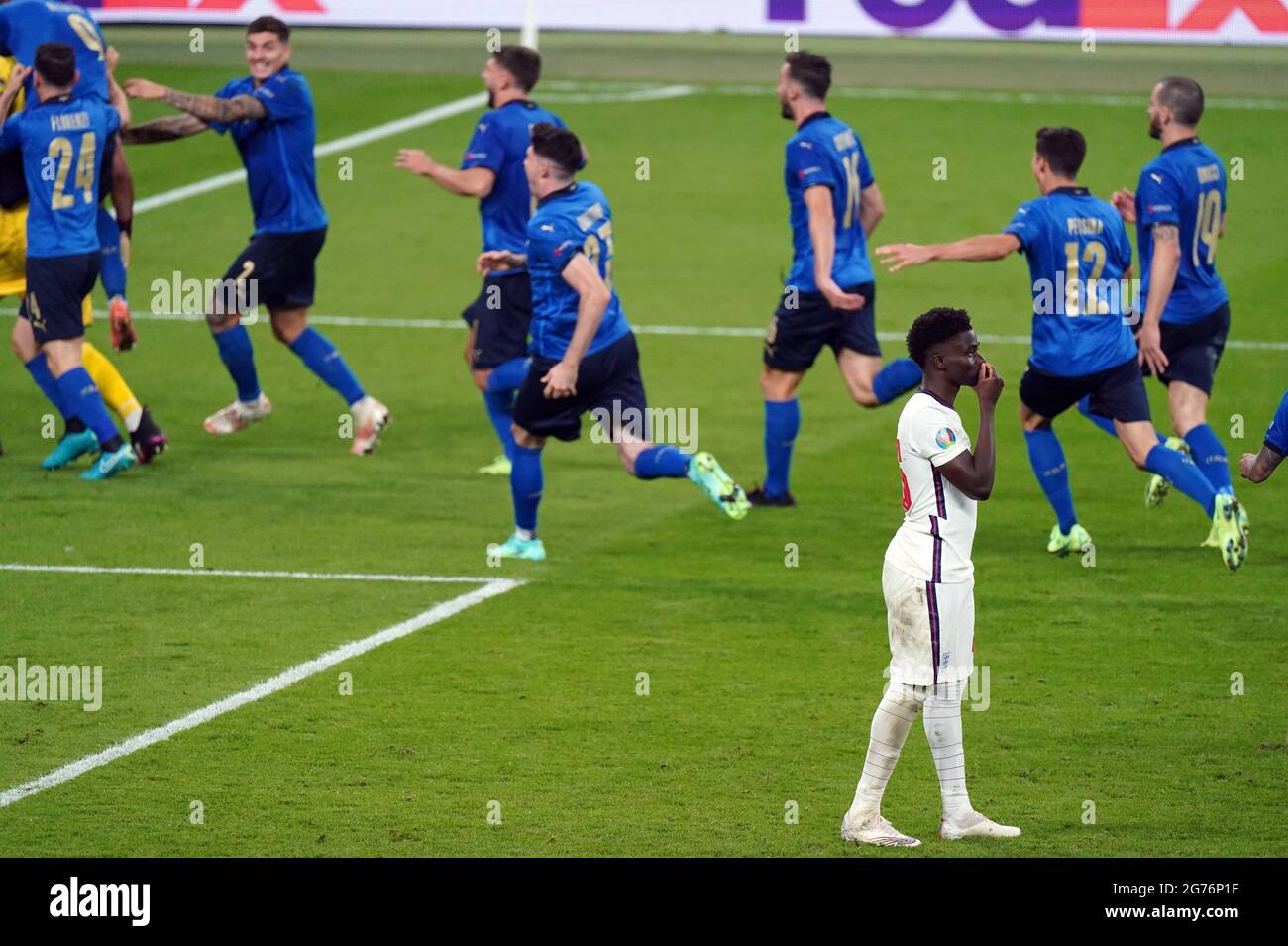 Euro 2020 england final saka hi-res stock photography and images - Alamy