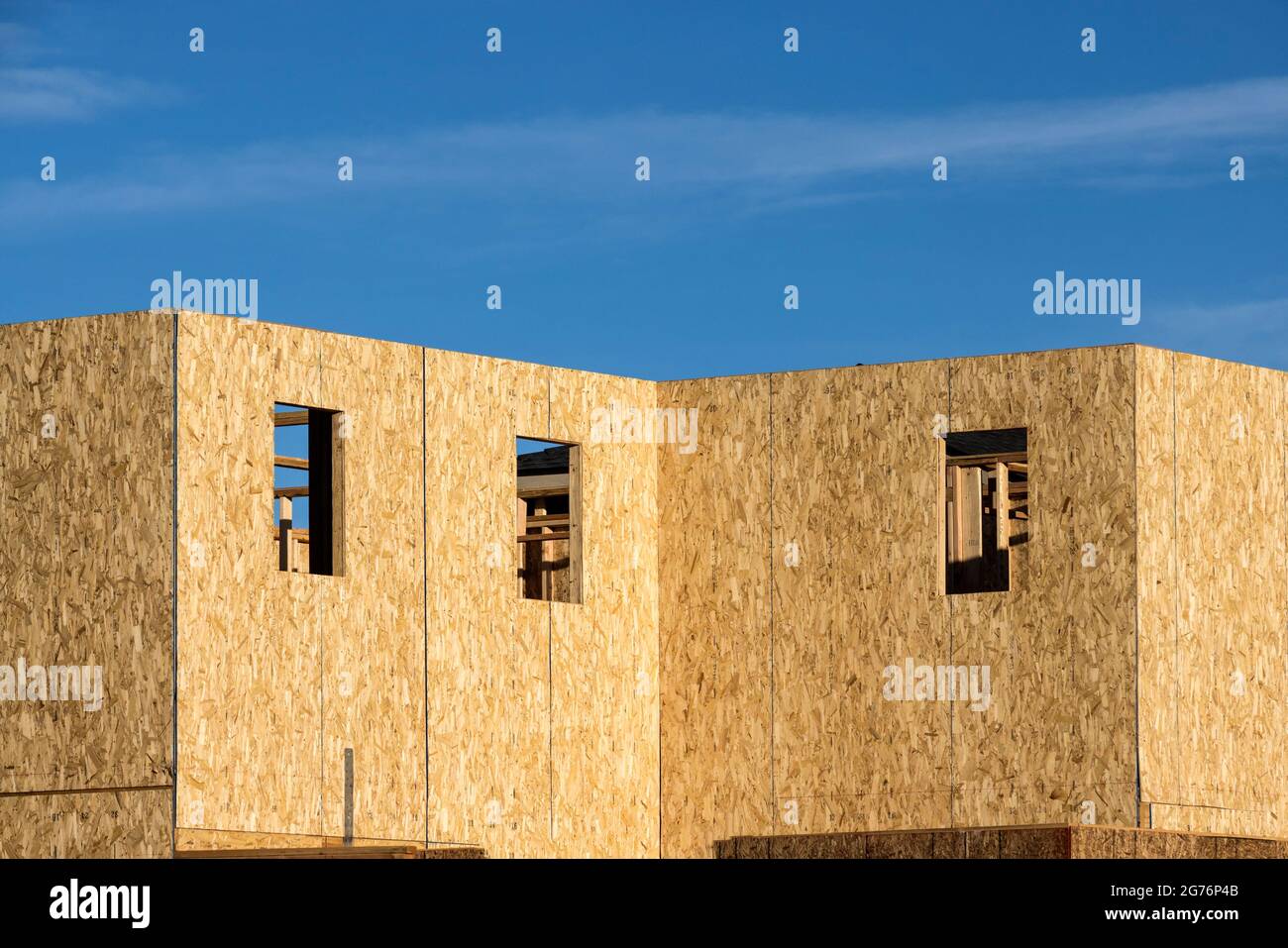 Stick built steel framing hi-res stock photography and images - Alamy