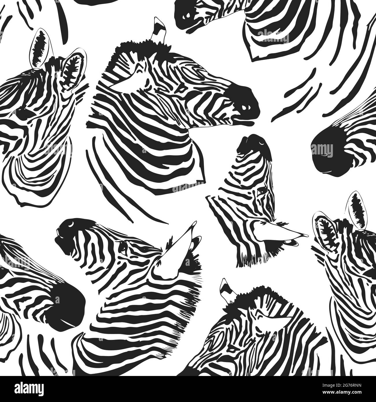 Zebra pattern Stock Vector Images - Alamy