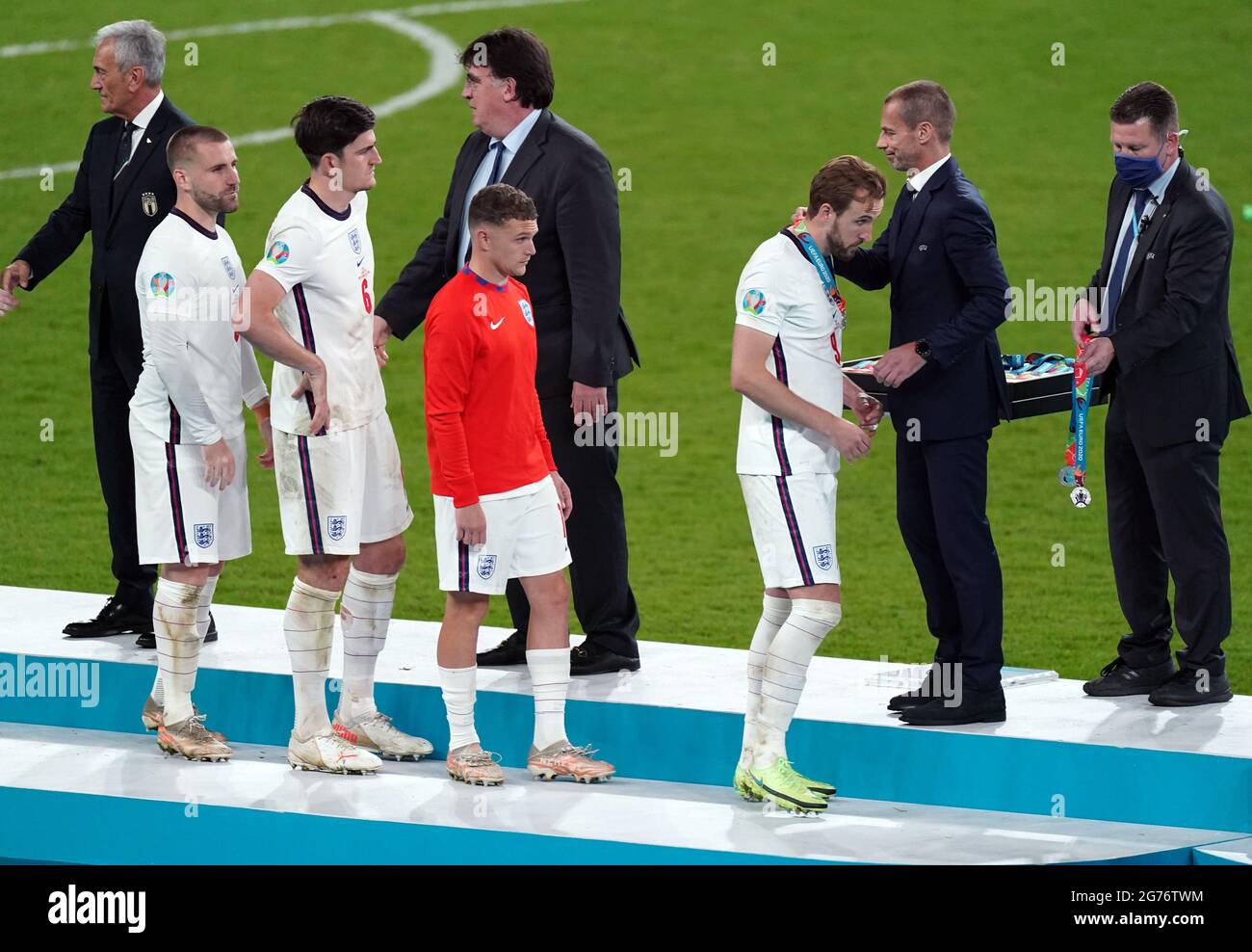 England runners up euro 2020 hi-res stock photography and images - Alamy