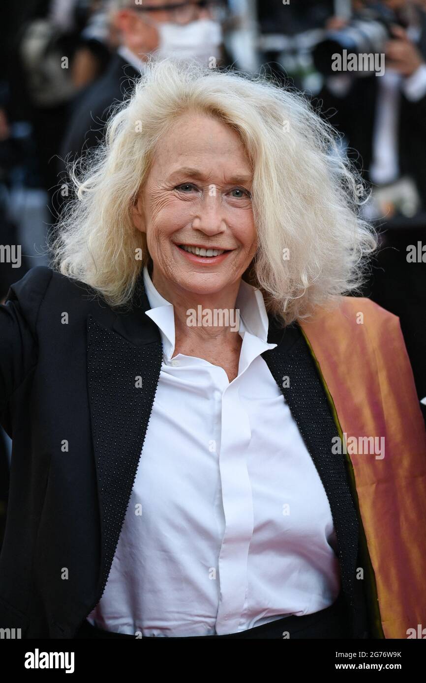 Brigitte Fossey attending the premiere of the movie Tre Piani during ...